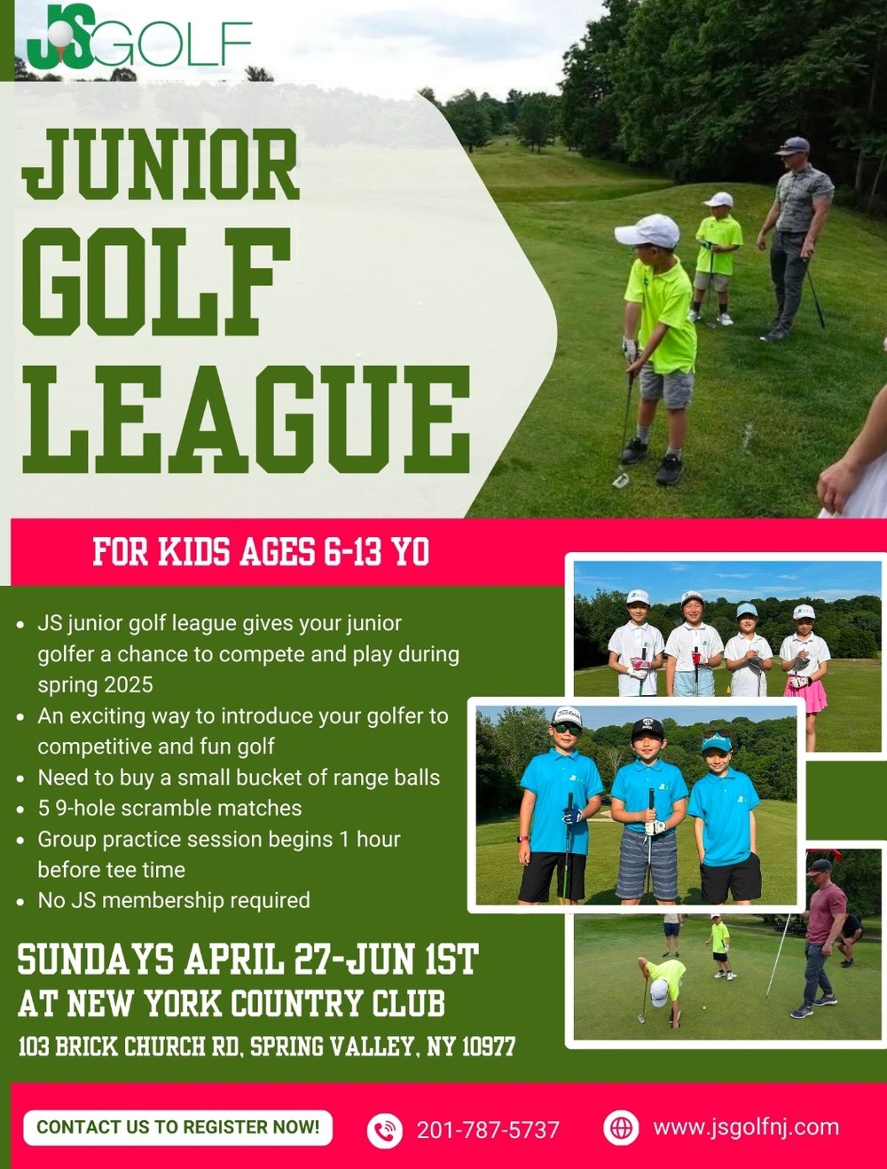 Junior League 2025 - JS Golf & Fitness Academy